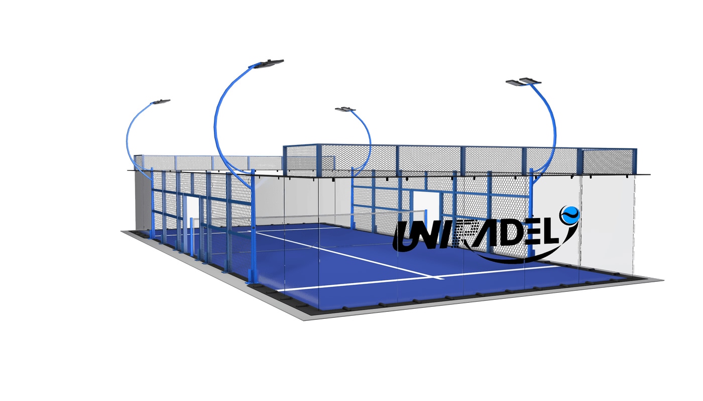 Full 360° Panoramic Padel Tennis Court - GZUNIPADEL
