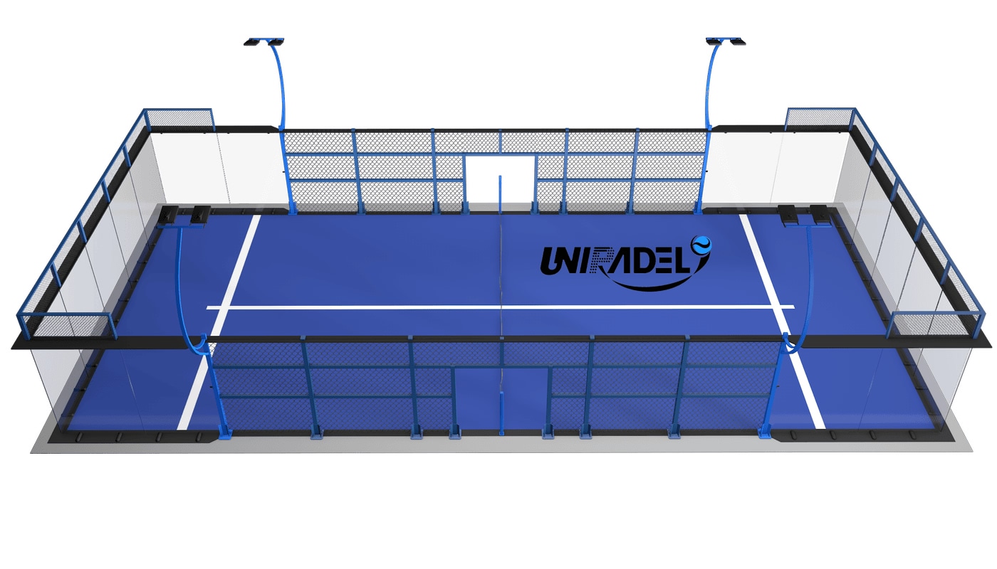 Full 360° Panoramic Padel Tennis Court - GZUNIPADEL