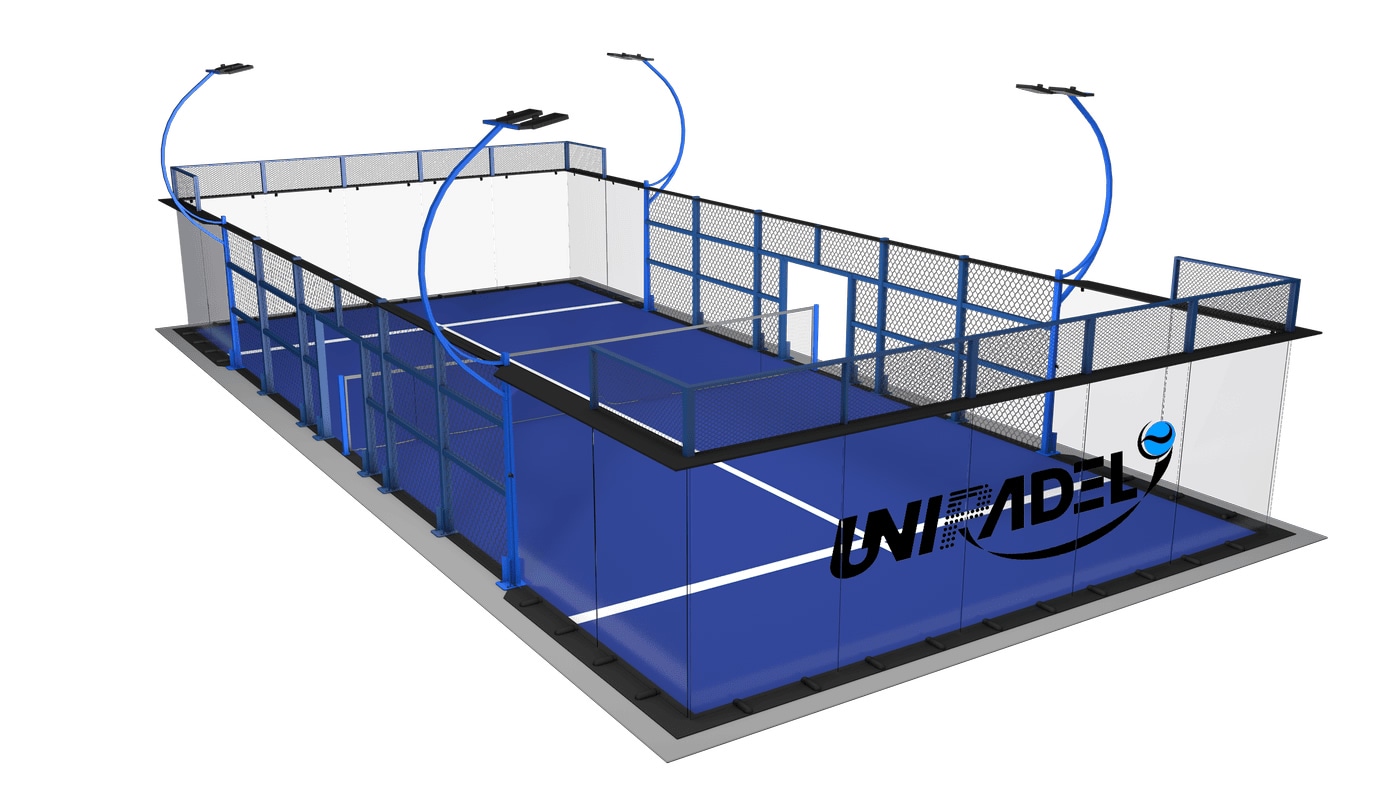 Full 360° Panoramic Padel Tennis Court - GZUNIPADEL