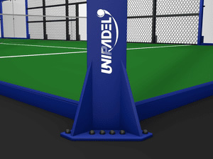 Full 360° Panoramic Padel Tennis Court - GZUNIPADEL