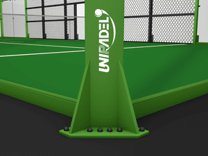 Full 360° Panoramic Padel Tennis Court - GZUNIPADEL