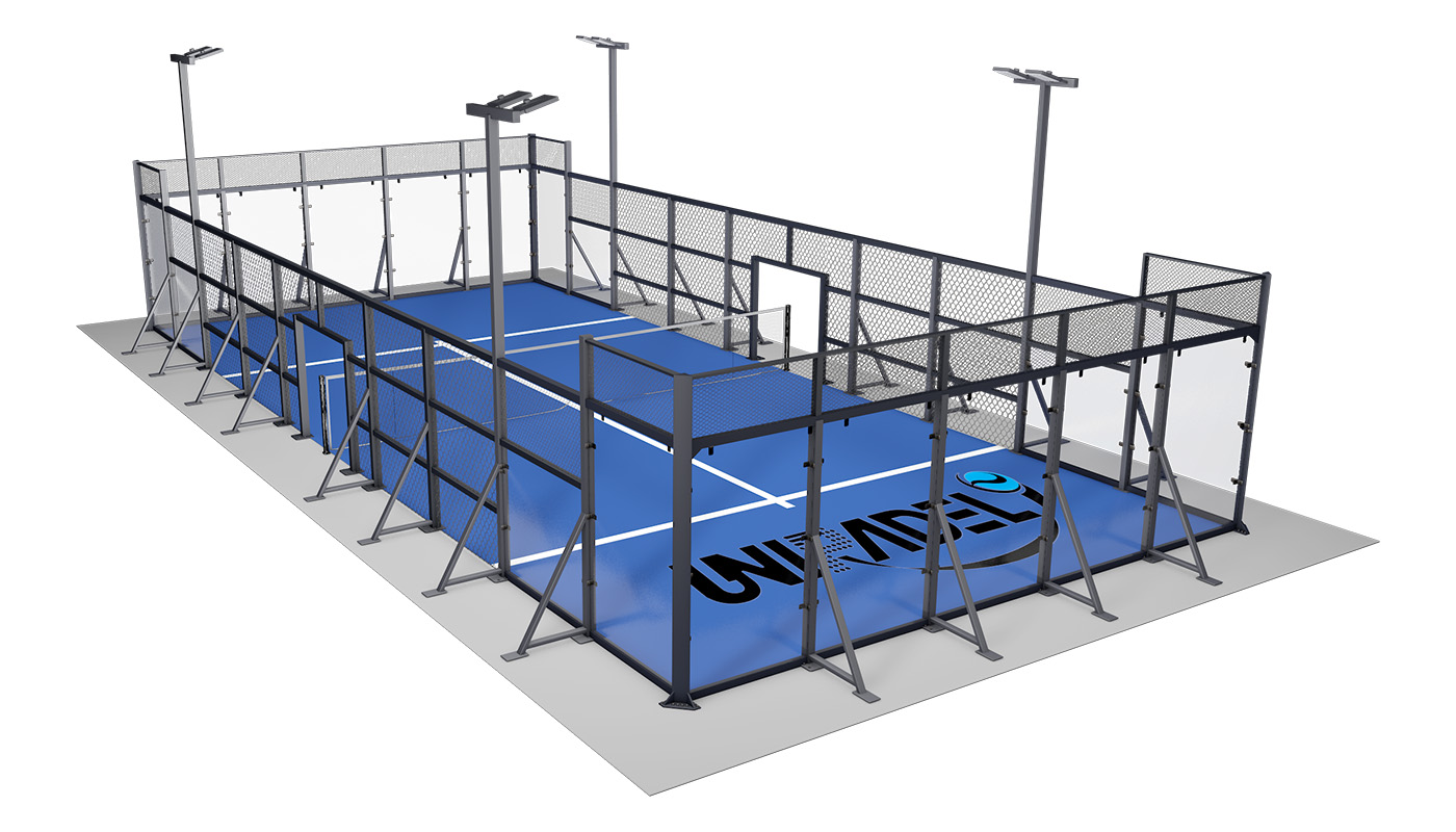 Portable Padel Tennis Court System - GZUNIPADEL