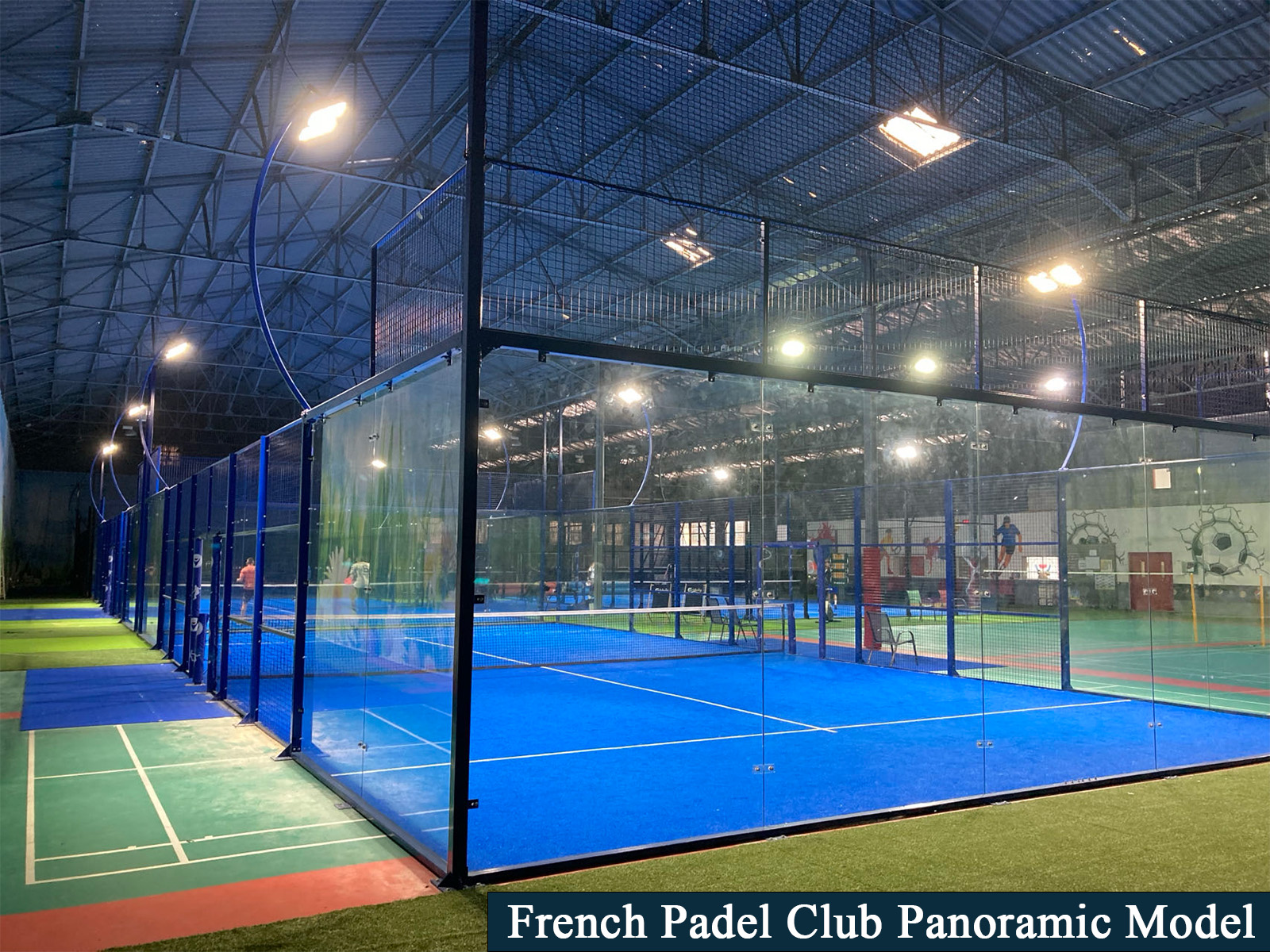 French Padel Club Panoramic Model - GZUNIPADEL - GZUNIPADEL